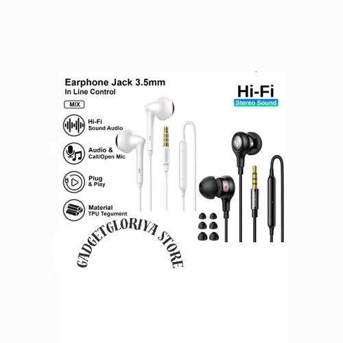 Jual UGREEN Headset Jack 3.5mm In-Ear Stereo Bass Earphone jack Open ...