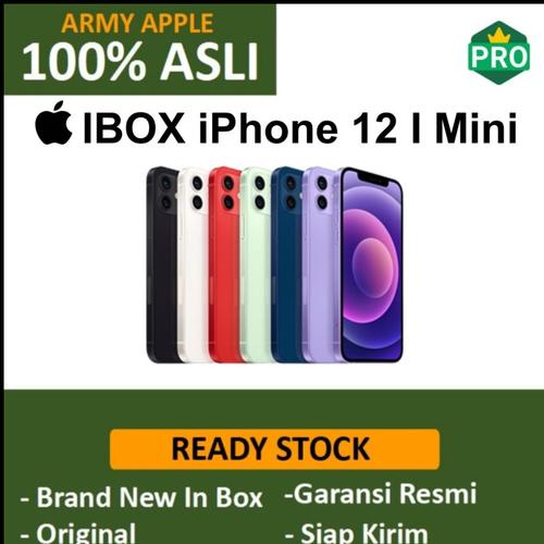 Jual RESMI iPhone 12 | Mini 64GB 128GB Black Blue Green Red Purple IBOX ...