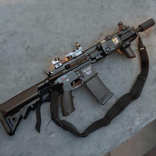 Jual Tembakan watergel blaster Heckler & Koch M416 full auto wgb wgg ...