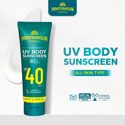 Promo Amaterasun [REAL SPF Certified] UV Body Sunscreen SPF 40 PA++ ...