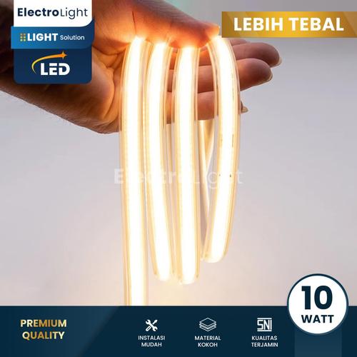 Promo Lampu strip LED COB 220V selang outdoor waterproof dotless ...