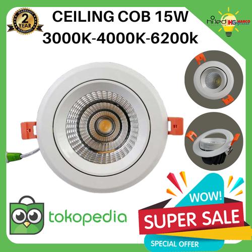 Jual HILED CEILING COB 3W, 5W, 7W, 10W, 12W, 15W, 20W - 4000k, 10watt ...