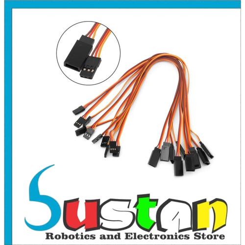 Jual KABEL SERVO EXTENDER MALE FEMALE 30CM SAMBUNGAN KONEKTOR SERVO ESC ...