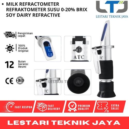 Jual Milk Refractometer Refraktometer Susu 0-20% Brix Soy Dairy ...