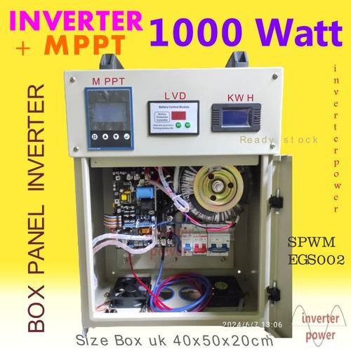 Jual Box panel inverter lengkap trafo 1000 W pure sine wave 1000w mppt ...
