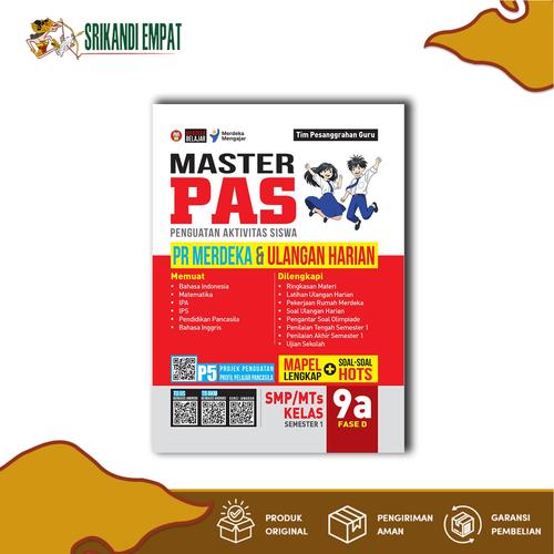 Promo Buku Master PAS SMP/MTs Kelas 9a Semester 1 - PR Merdeka & Ulangan Harian Kurikulum ...
