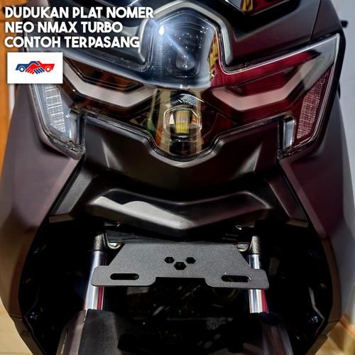 Jual dudukan plat nomer NMAX TURBO NEO S TECHMAX model x3 - Kota ...