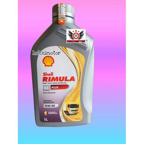 Jual SHELL RIMULA R4 PLUS 15W-40 1 LITER ORIGINAL - Kab. Tangerang ...