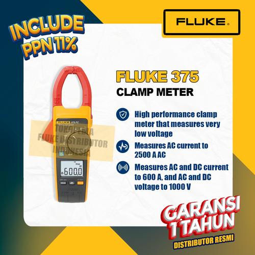 Jual FLUKE 375 True-RMS 600A AC/DC Clamp Meter - Jakarta Barat - Fluke Distributor Indonesia ...