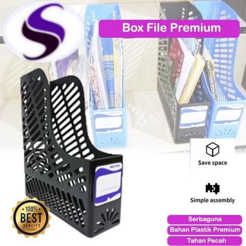 Jual Box File Plastik PVC Keranjang Berkas kotak Penyimpanan Surat ...