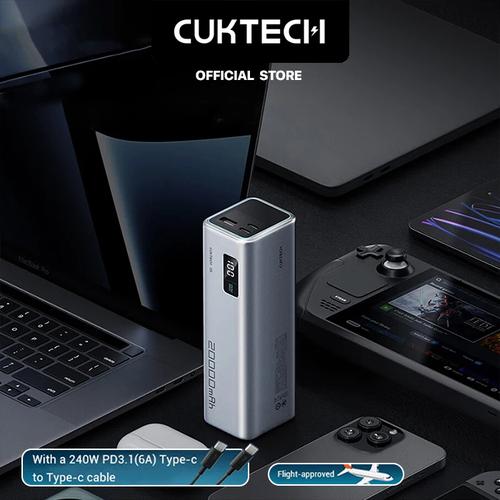 Promo Cuktech 15 SE Power Bank 20000mAh 85W USB Type-C Fast Charging - Grey Cicil 0% 3x - Kota ...