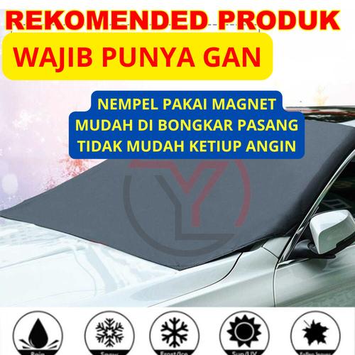 Jual Cover Pelindung Panas Kaca Depan Mobil Magnetic Sunshade GE212 ...