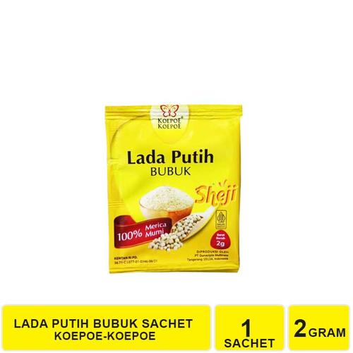 Jual LADA PUTIH BUBUK SACHET KOEPOE KOEPOE / LADA BUBUK SACHET KOEPOE ...