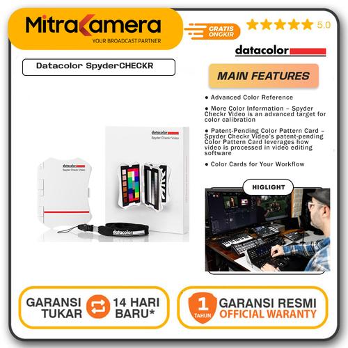Promo Datacolor SpyderCHECKR Video Color Chart Cicil 0% 3x - Jakarta ...