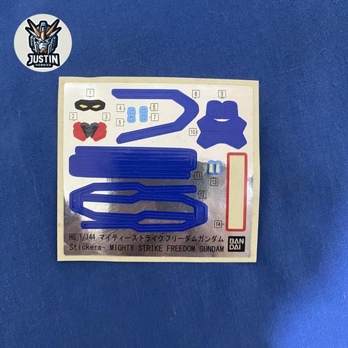 Jual HG Mighty Strike Freedom Gundam Sticker - Jakarta Utara ...