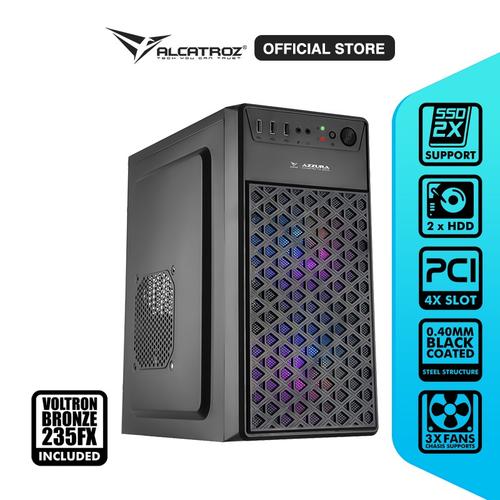 Promo Casing PC Alcatroz Azura Compacto Series M-ATX Inclued Power ...