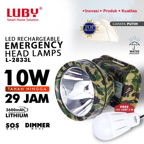 Jual Headlamp atau Senter Kepala Luby tipe L-2833 - Cahaya Kuning ...