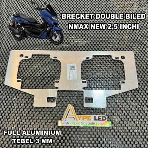 Jual Brecket braket dudukan projie biled NMAX NEW 2,5 inch Pnp full ...