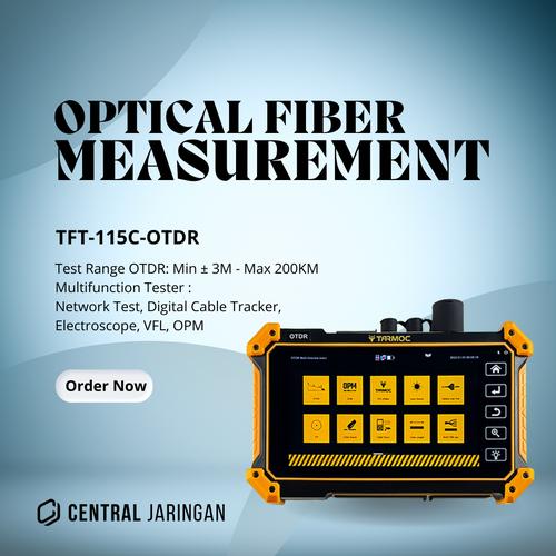 Jual Tarmoc TFT-115C-OTDR | Touch Screen OTDR Fiber Optic Tester FO ...