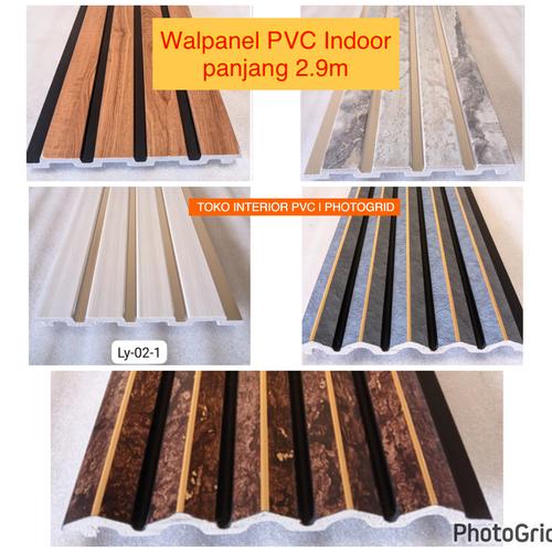 Jual Wallpanel PVC indoor wallpanel dinding seri gold hologram - LY 01 ...