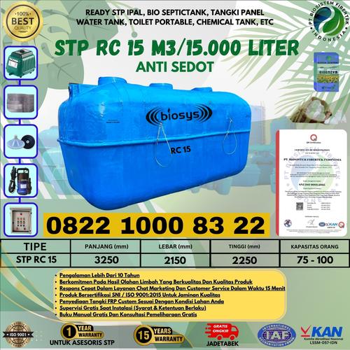 Jual Septic Tank STP RC 15 M3/15.000 liter, Sepiteng - Biosys ...