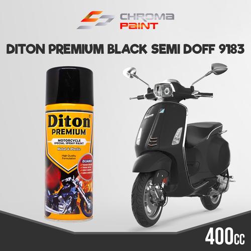 Jual Diton Premium Solid Warna Hitam Semi Doff - Black Semi Doff 9183 ...