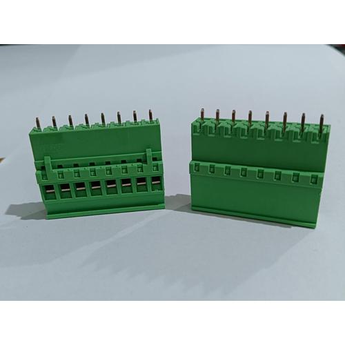 Jual Terminal blok 8 pin 5.08 mm plugable connector konektor hijau ...