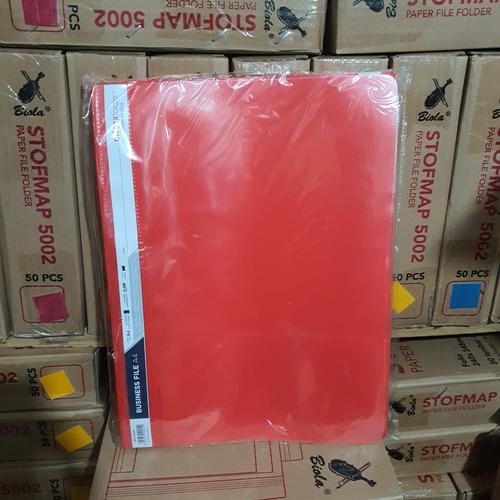 Jual Business file A4 map tulang plastik (isi 12pcs) merah - Jakarta ...
