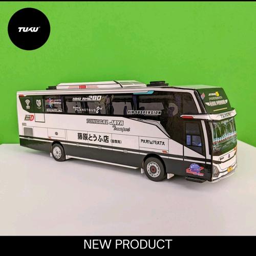 Promo MINIATUR BUS BASURi KIDS PANDA JET BUS 5 TUNGGAL JAYA NEW 1/50 ...