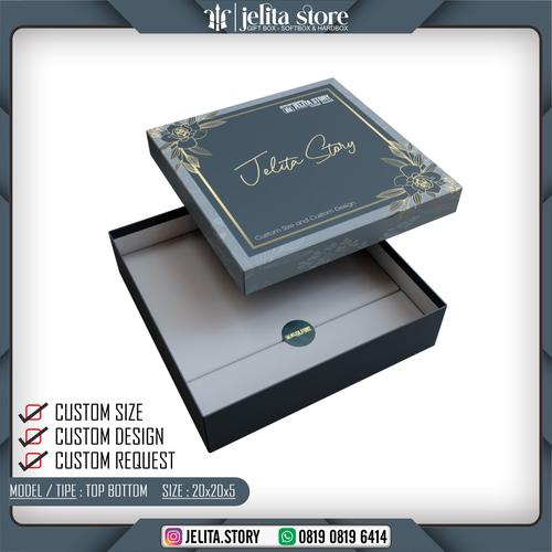 Jual HARD BOX TOP BOTTOM - HARD BOX TUTUP LEPAS - GIFT BOX - HAMPER BOX ...