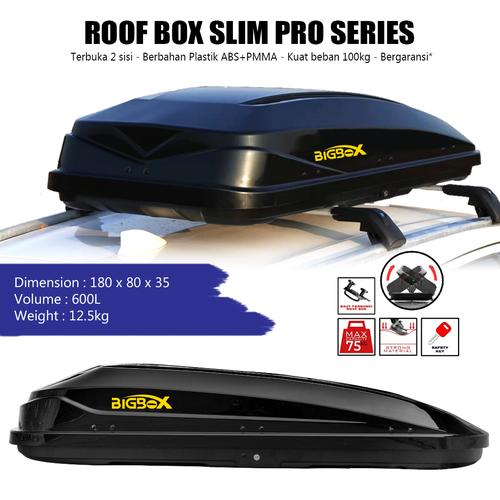 Jual Roofbox Roof Box 600L Bagasi atas mobil 1 Paket - Putih - Jakarta ...