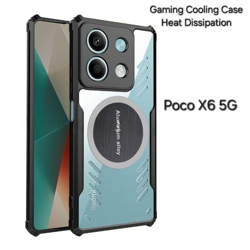 Jual Case Cooling Poco X6 / X6 Pro 5G Casing Gaming Magsafe Fan Heat ...
