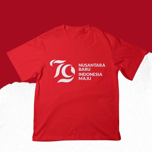 Jual Kaos Baju 17 Agustus 2024 HUT RI 79 Kemerdekaan Indonesia Dewasa & Anak Combed 24s - Merah ...