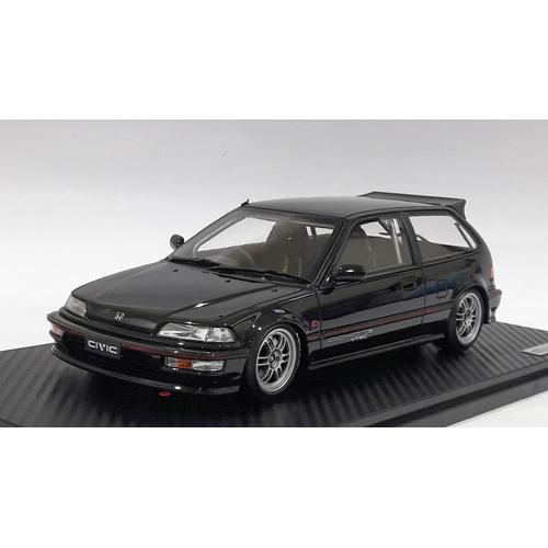 Jual 1/18 IGNITION MODEL HONDA CIVIC EF9 BLACK WHITE SIR DIECAST ...