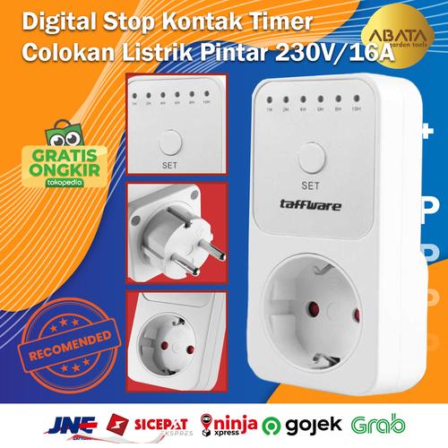Promo 6 Program Timer Stop Kontak Digital 230V/16A Colokan Listrik ...