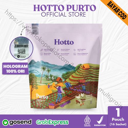 Promo Hotto Purto Pouch (16 sachet) Multigrain with Purple Potato - 1 ...