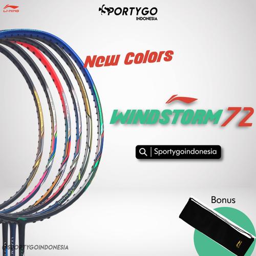 Jual READY RAKET LINING WINDSTORM 72 ORIGINAL (FREE COVER) / LI NING WS ...