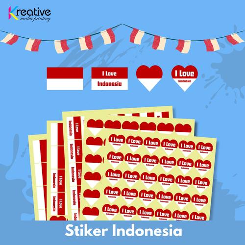 Jual Stiker Indonesia / Stiker Pipi / Stiker Merah Putih - 02, Kromo ...
