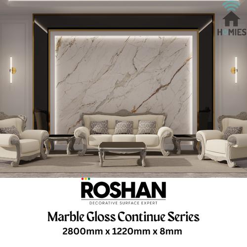 Jual Roshan Wall Panel Bamboo Charcoal Marble Continue Gloss Series ...