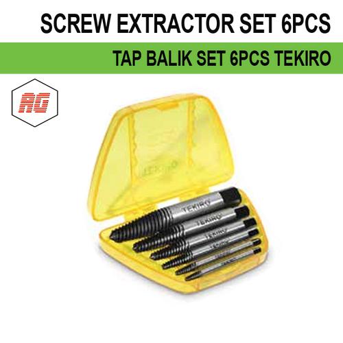Jual TEKIRO Tap Balik / TEKIRO Screw Extractor 6Pcs - Kota Tangerang ...