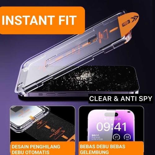Jual INSTANT FIT MAGIC TEMPERED GLASS SPY / CLEAR 16 PROMAX 16 15 PRO ...