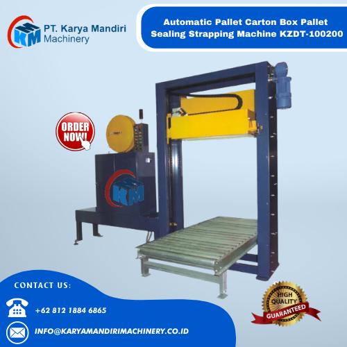 Jual Automatic Pallet Carton Box Pallet Sealing Strapping Machine KZDT ...