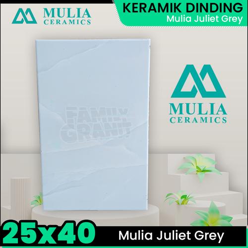 Jual Keramik Dinding 25x40 Mulia Juliet Grey Wall Tile Motif Marmer ...