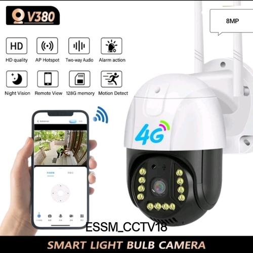 Promo NEW CCTV SIM CARD CCTV WIRELESS WATERPROOF CAMERA PTZ 8MP V380PRO ...