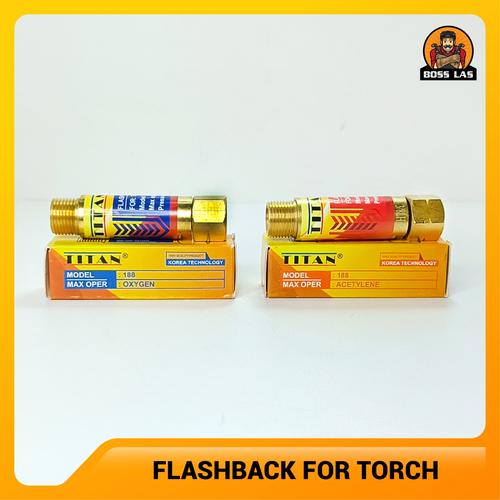 Jual Flashback Flash Back Arrestor Torch Gagang Blender Las OXY/LPG & ACY - Jakarta Barat ...