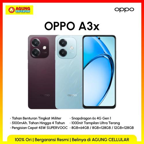 Jual Oppo A3x 4/64GB Bergaransi Resmi - Merah Nebula - Kota Tasikmalaya ...