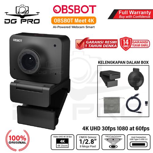 Jual OBSBOT Meet 1080P AI-Powered Webcam Auto Framing PC Camera Resmi ...