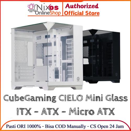 Jual Cube Gaming CIELO MINI PREMIUM Glass Front Panel Casing PC USB 3.0 ATX - Micro ATX - Hitam ...