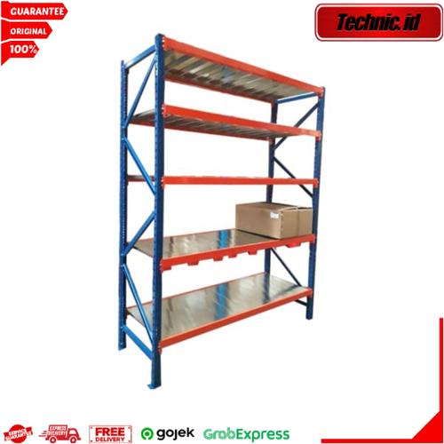Jual Krisbow Part Rak Besi Basic Shelving 5 Tingkat Basic Shelving 5L ...