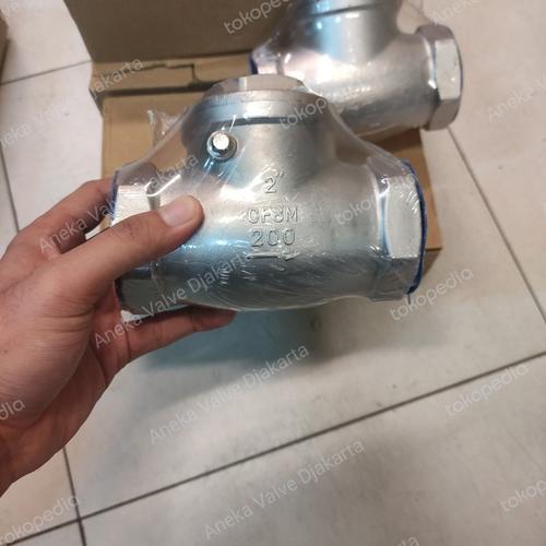 Jual Swing Check Valve Drat Ss316 21/2" inch - Klep tabok Stainless ...